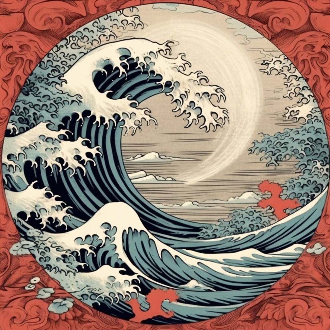 Beautiful Vintage Japanese Water - Etsy