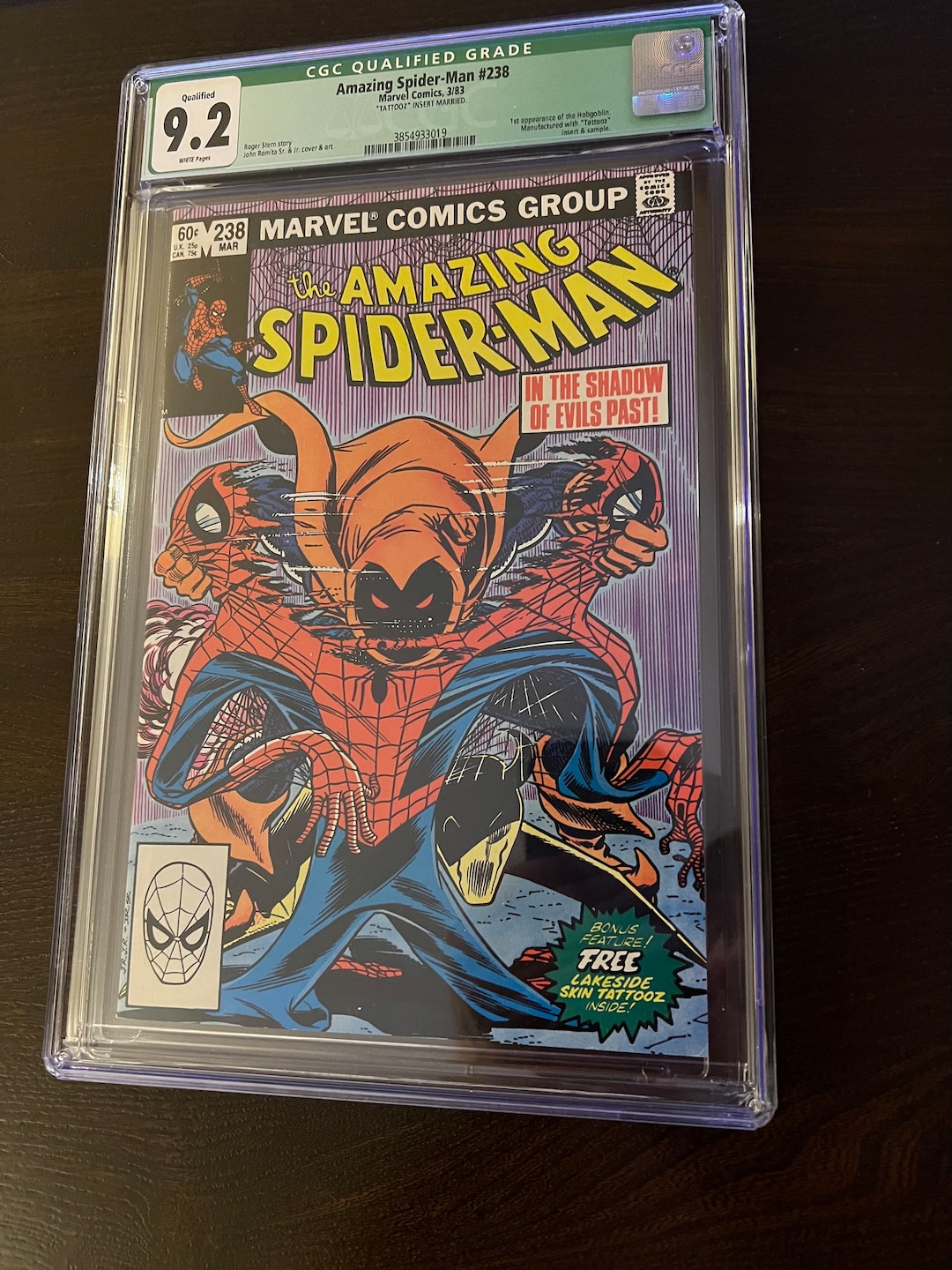 The Amazing Spider-man 238 With Tattooz Insert - Etsy