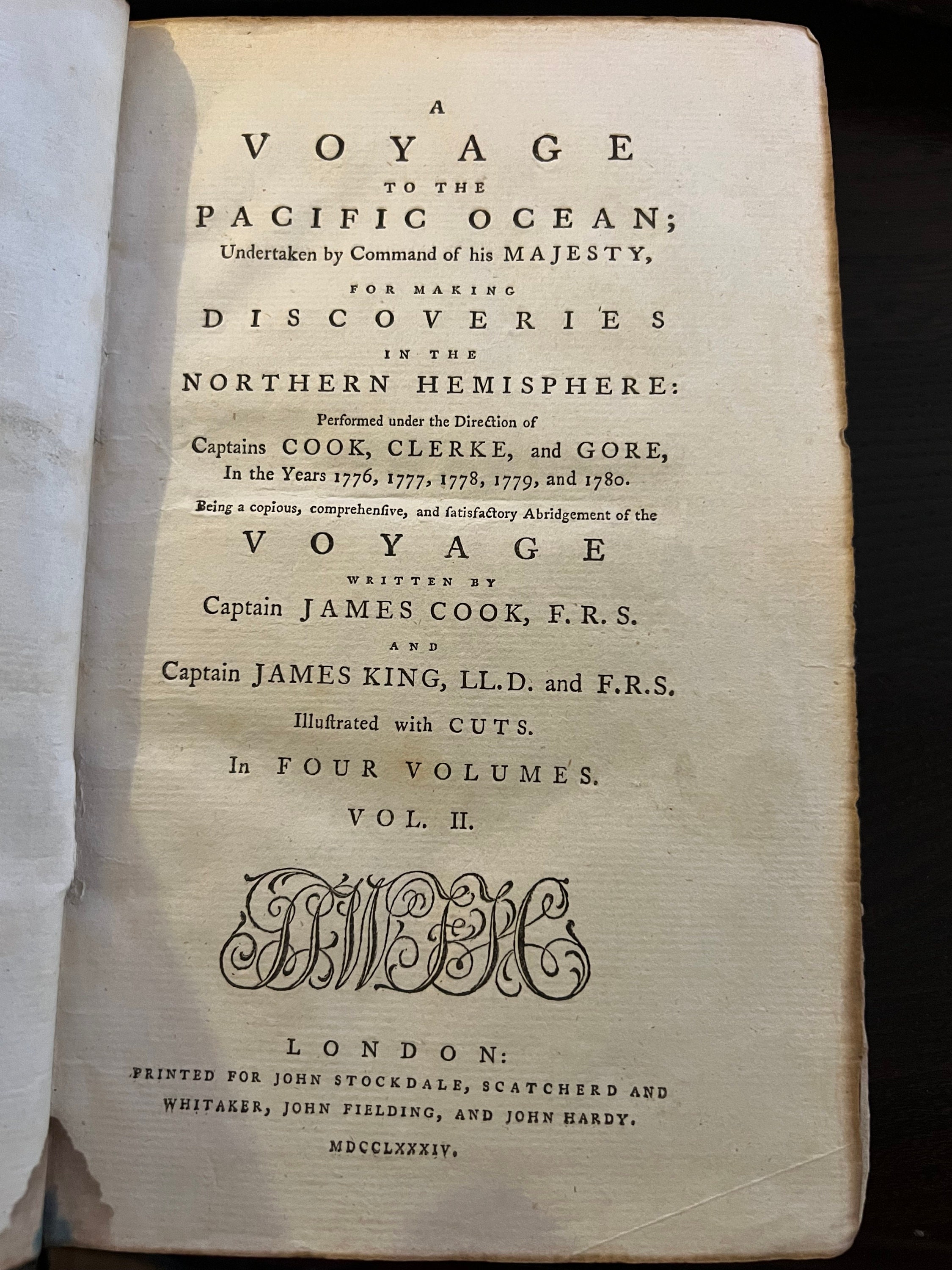 1785 Captain James Cooks Voyage to the Pacific Ocean - Etsy