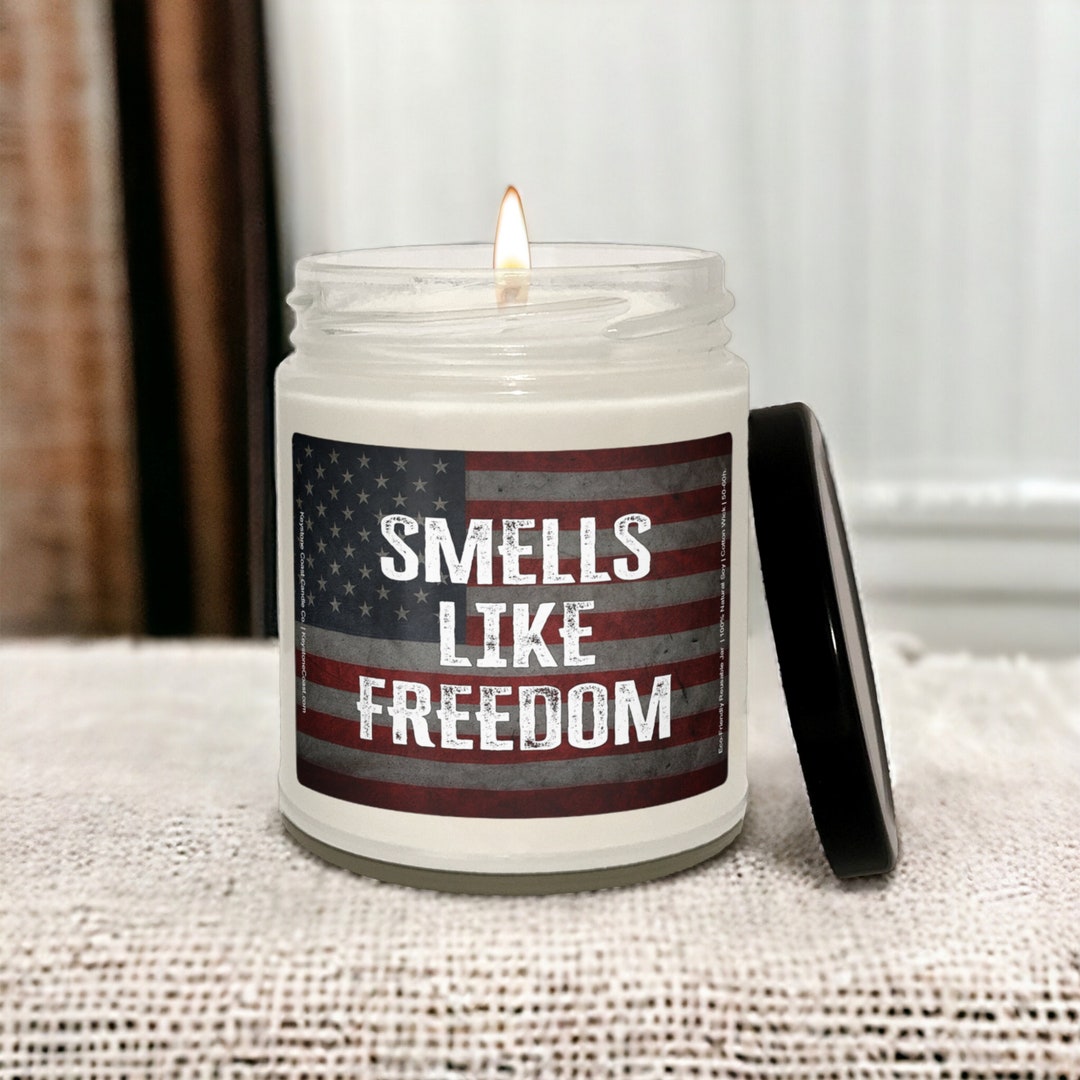 Smells Like Freedom Scented Soy Candle, 9oz, Independence Day ...