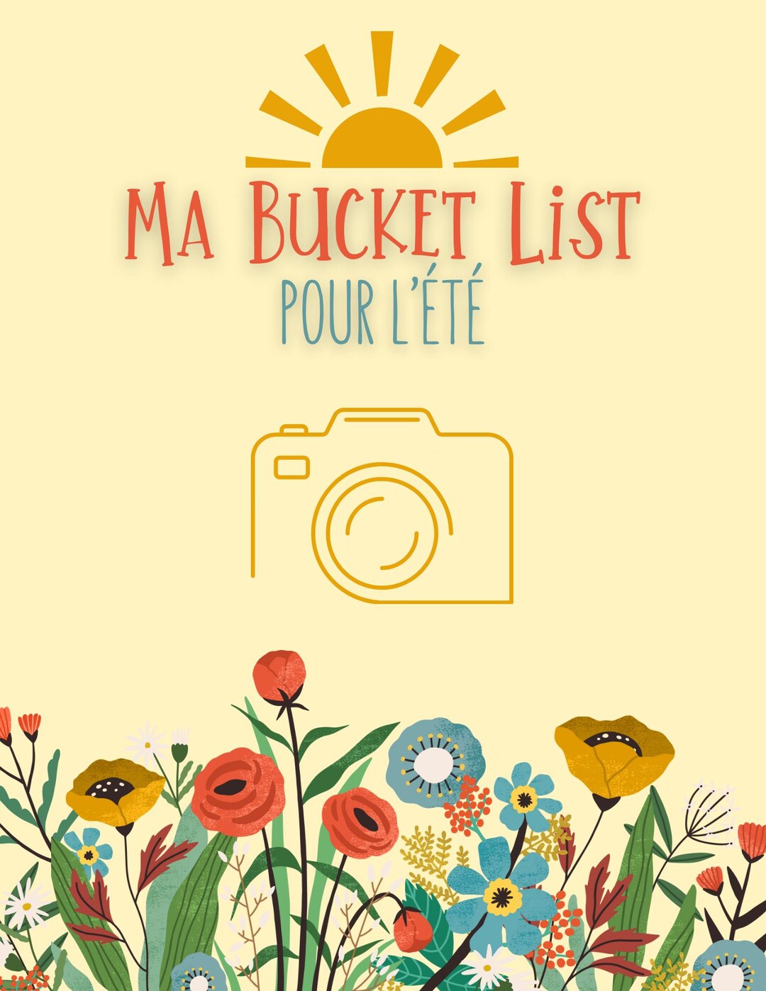 My Summer Bucket List – Printable PDF (66 Pages) | Minimalist Journal ...