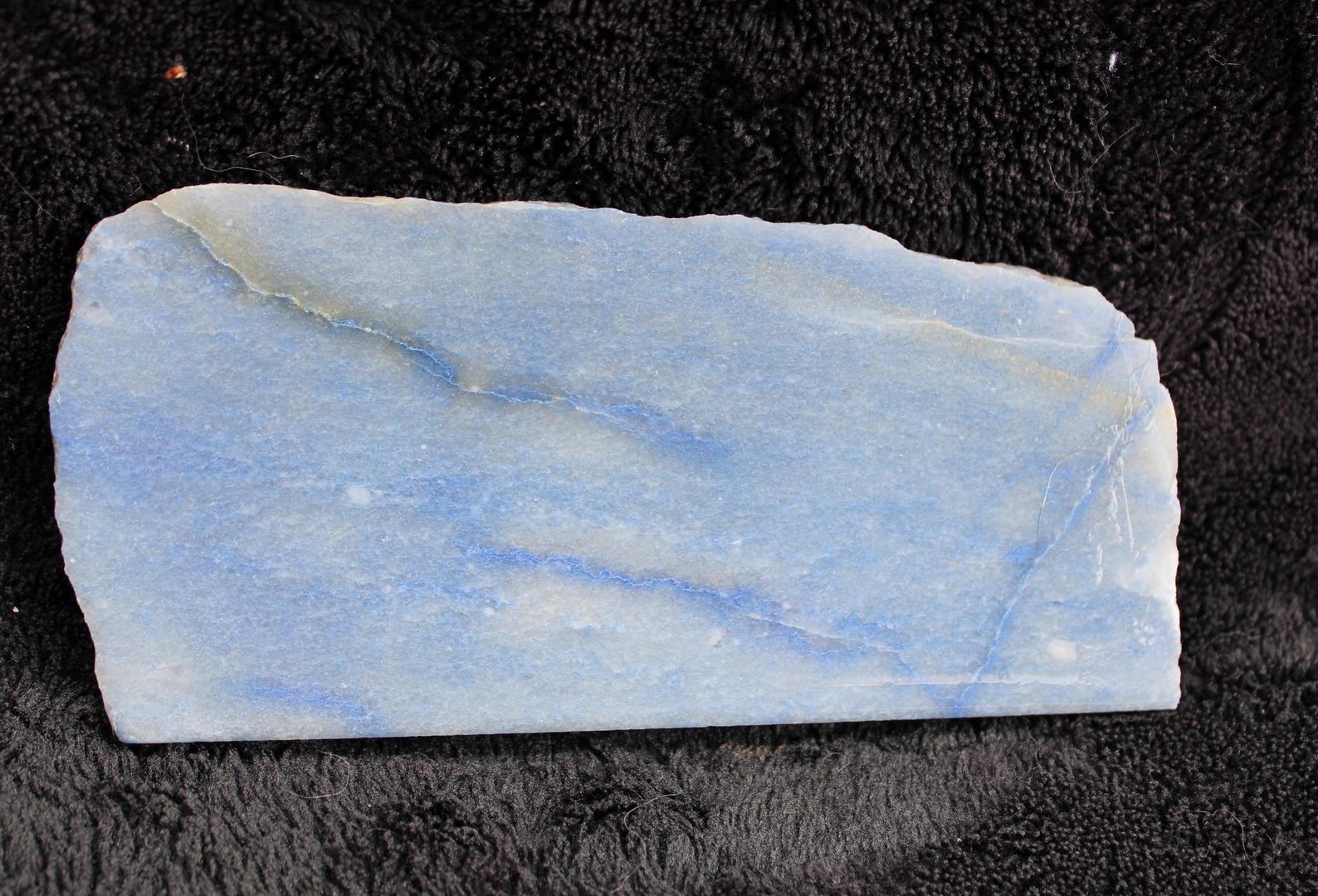 Unpolished Blue Quartzite Slab From Brazil 146 Grams - Etsy
