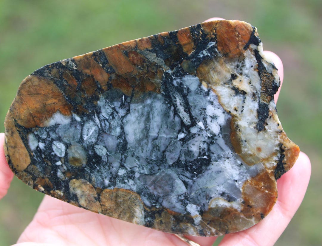 PNW Mystery Rock | Porphyry? | Picasso? | Unpolished Slab | 96 Grams - Etsy