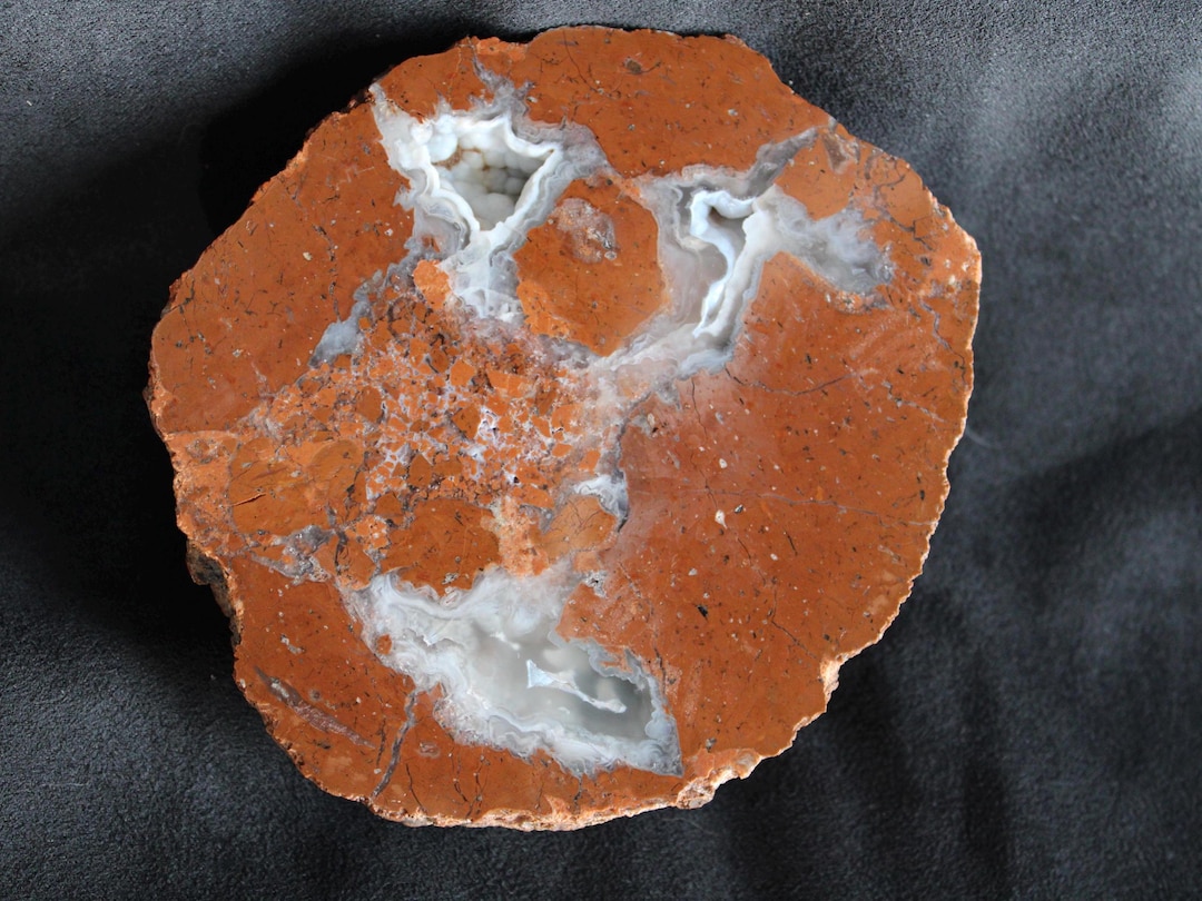 Large Polished Sonoran Thunder Egg | Geode Half | UV Reactive | 1.53lb ...