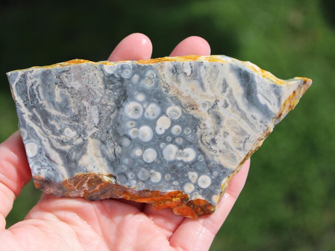 Galaxy Rhyolite Unpolished Slab | 88 Grams - Etsy