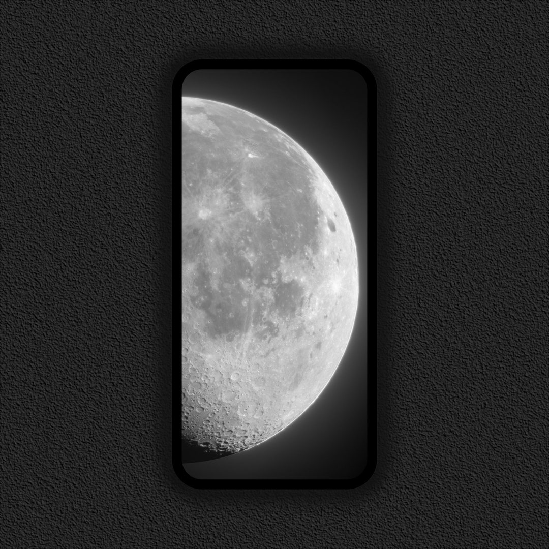 Our Natural Satellite, the Moon iPhone 11 Wallpaper. - Etsy