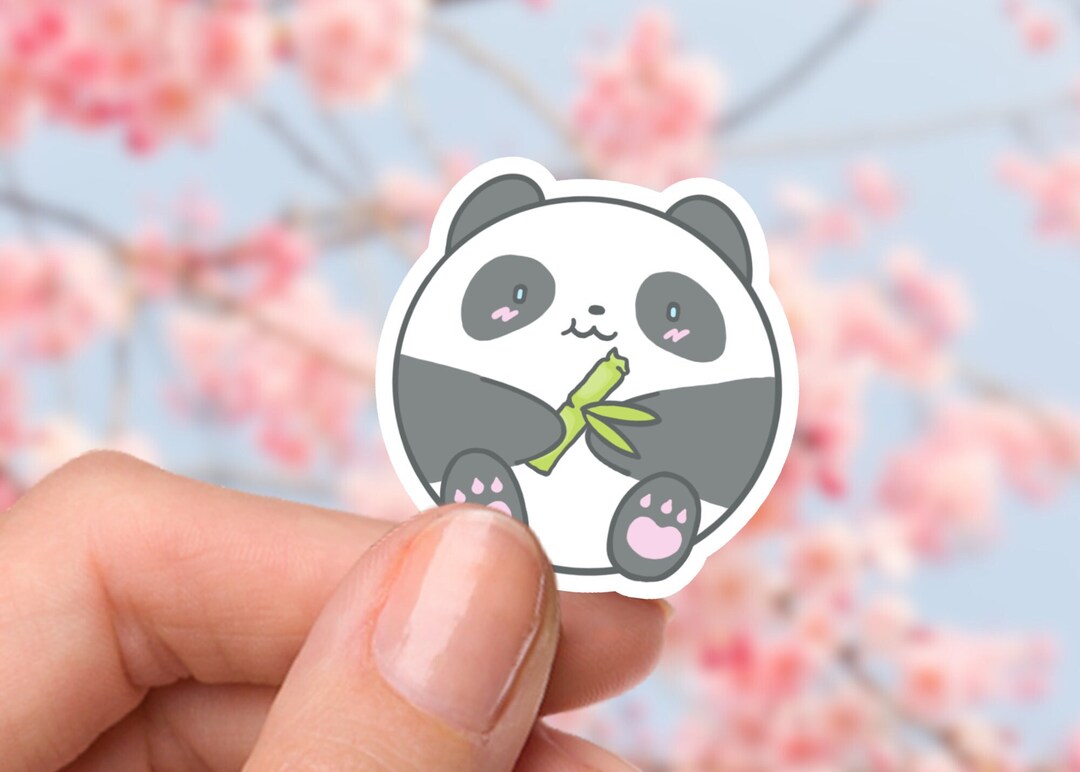 Panda Bear Sticker / Cute & Chunky Animal Stickers / Chunkymals ...