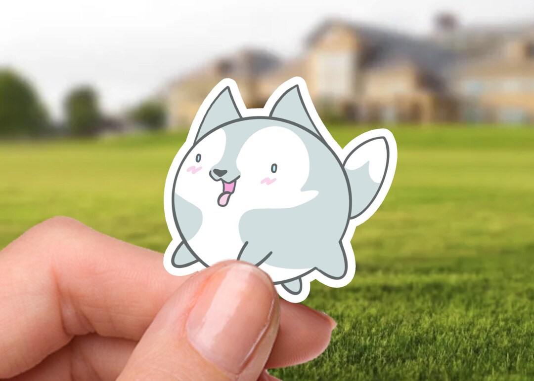 Siberian Husky Dog Sticker / Cute & Chunky Animal Stickers / Chunkymals ...