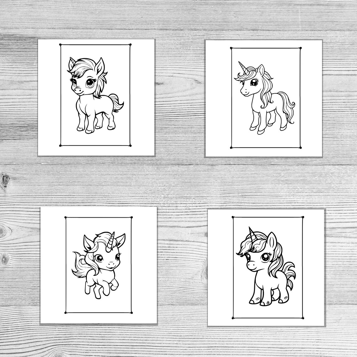 20 Cute Baby Unicorn Coloring Pages for and Kids and Adults - Unicorns ...