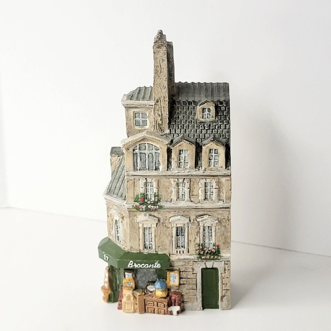J Carlton by Dominique GAULT Miniature French Brocante Market Tan Resin ...