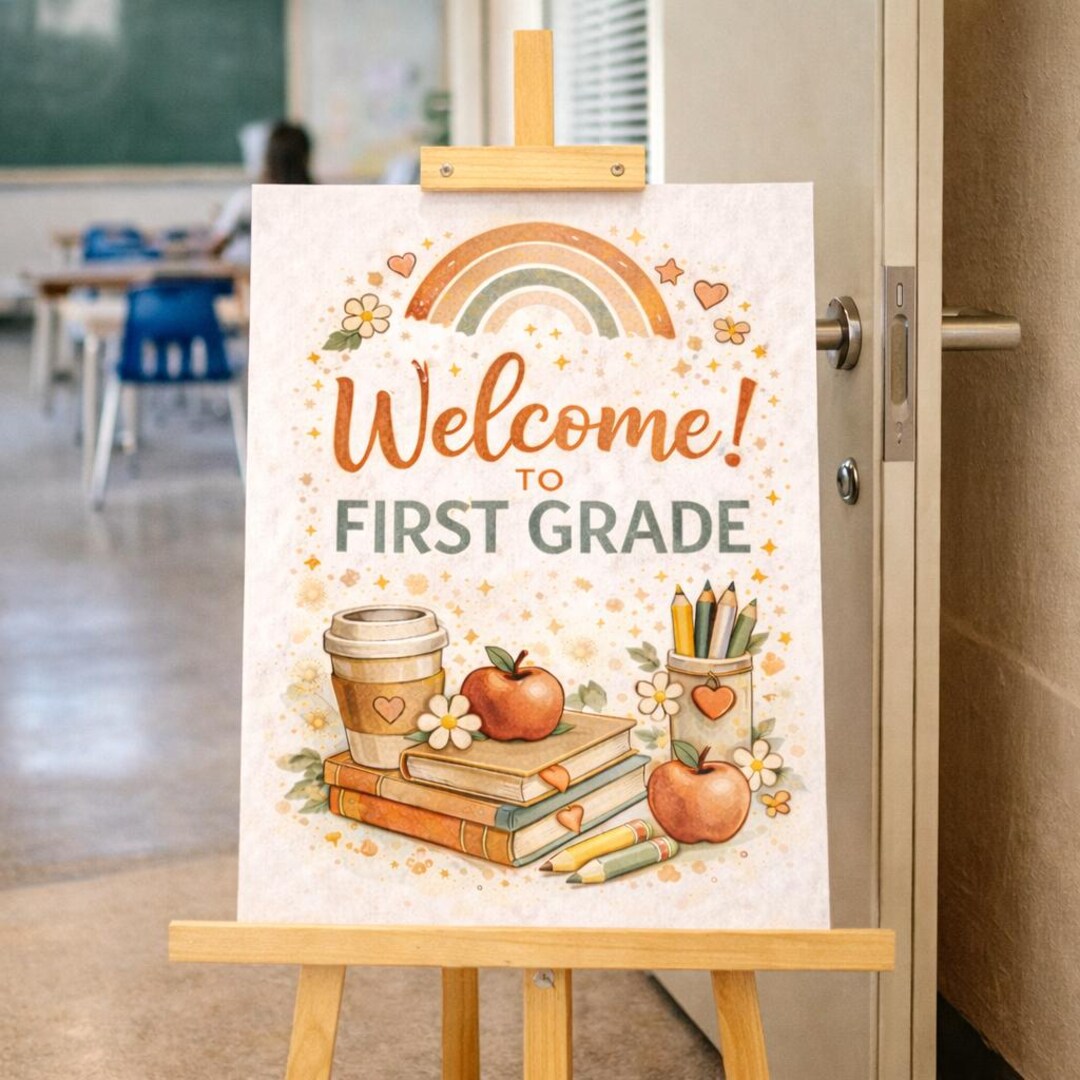 First Grade Teacher PNG | Back to School Sublimation Design | Teacher ...