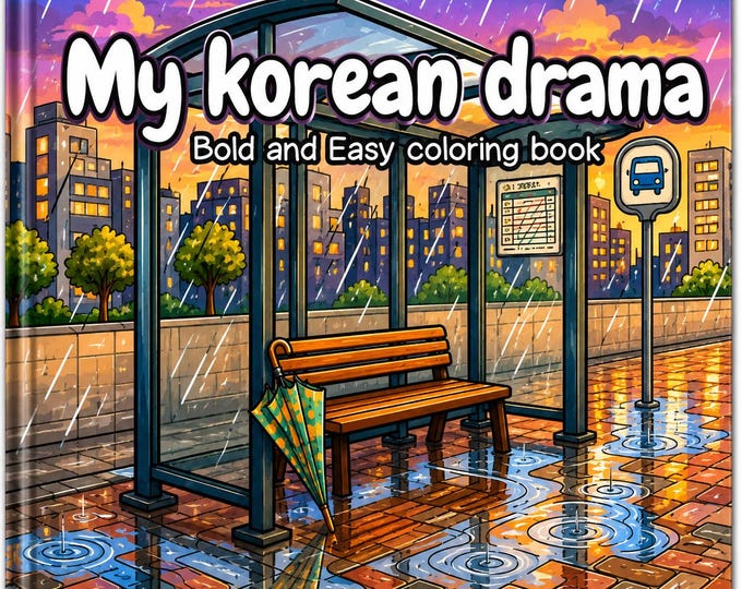 Mein koreanisches Drama-Malbuch | Kdrama-Szenen zum Ausdrucken ...