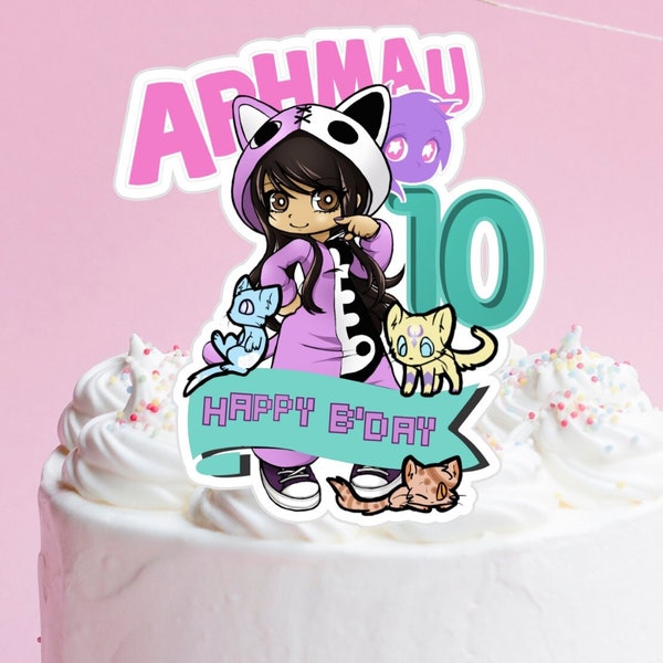 Aphmau Cake Topper - Etsy Australia