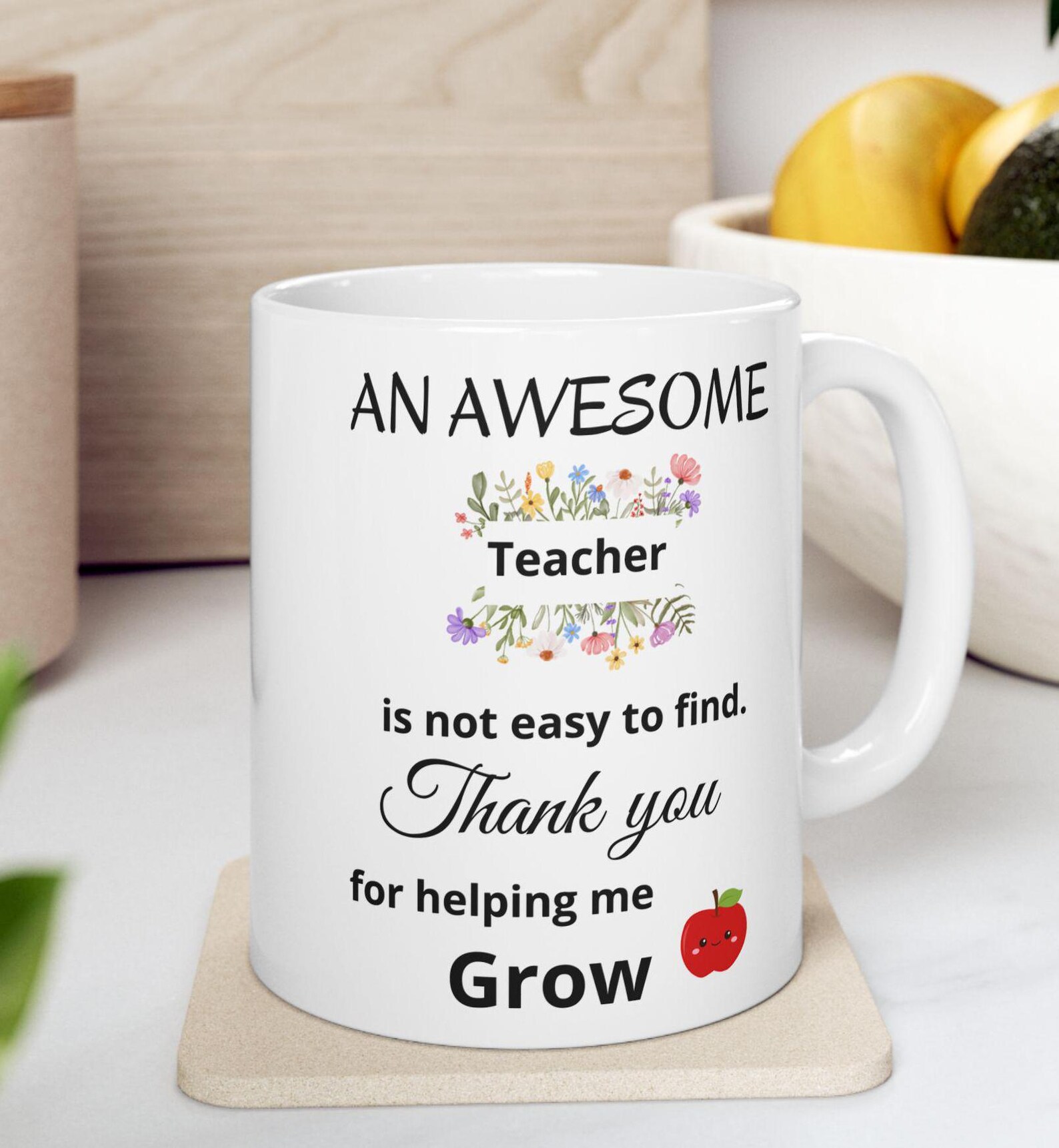 Awesome Teacher Mug Thank You Gifts for Teachers Teacher Appreciation ...
