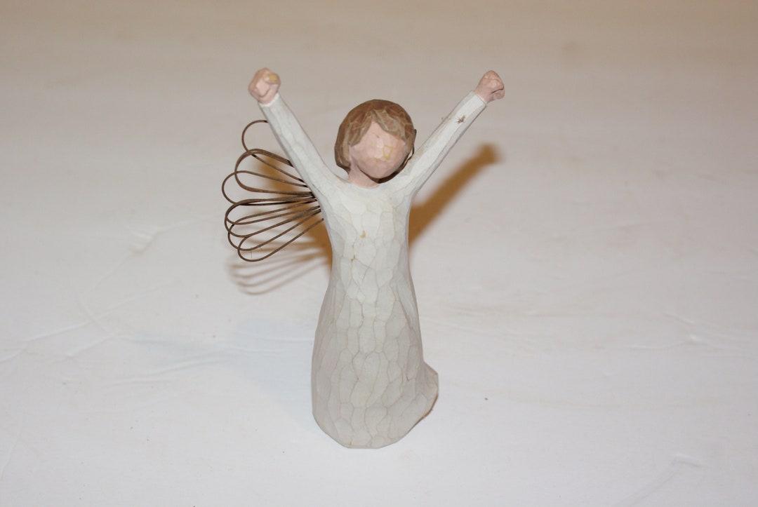 Vintage Angel of Courage Figurine Original - Etsy