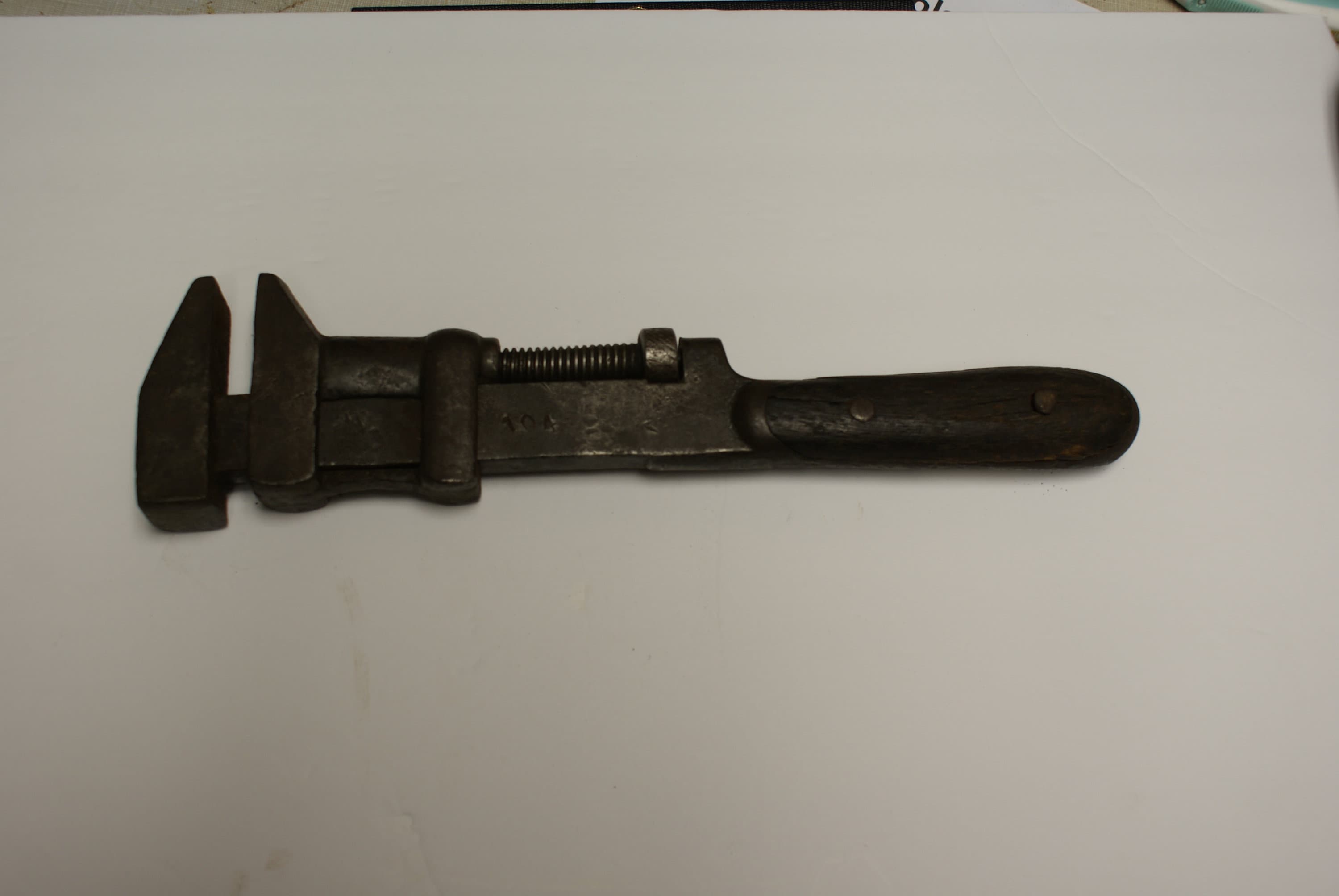 HD Smith Co. 12" Monkey Wrench - Black Steel - Stamped #104 - Make an ...