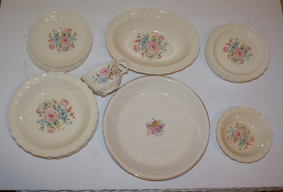 TST China = Floral Pattern - Mixed Set - See Description for Details - Etsy