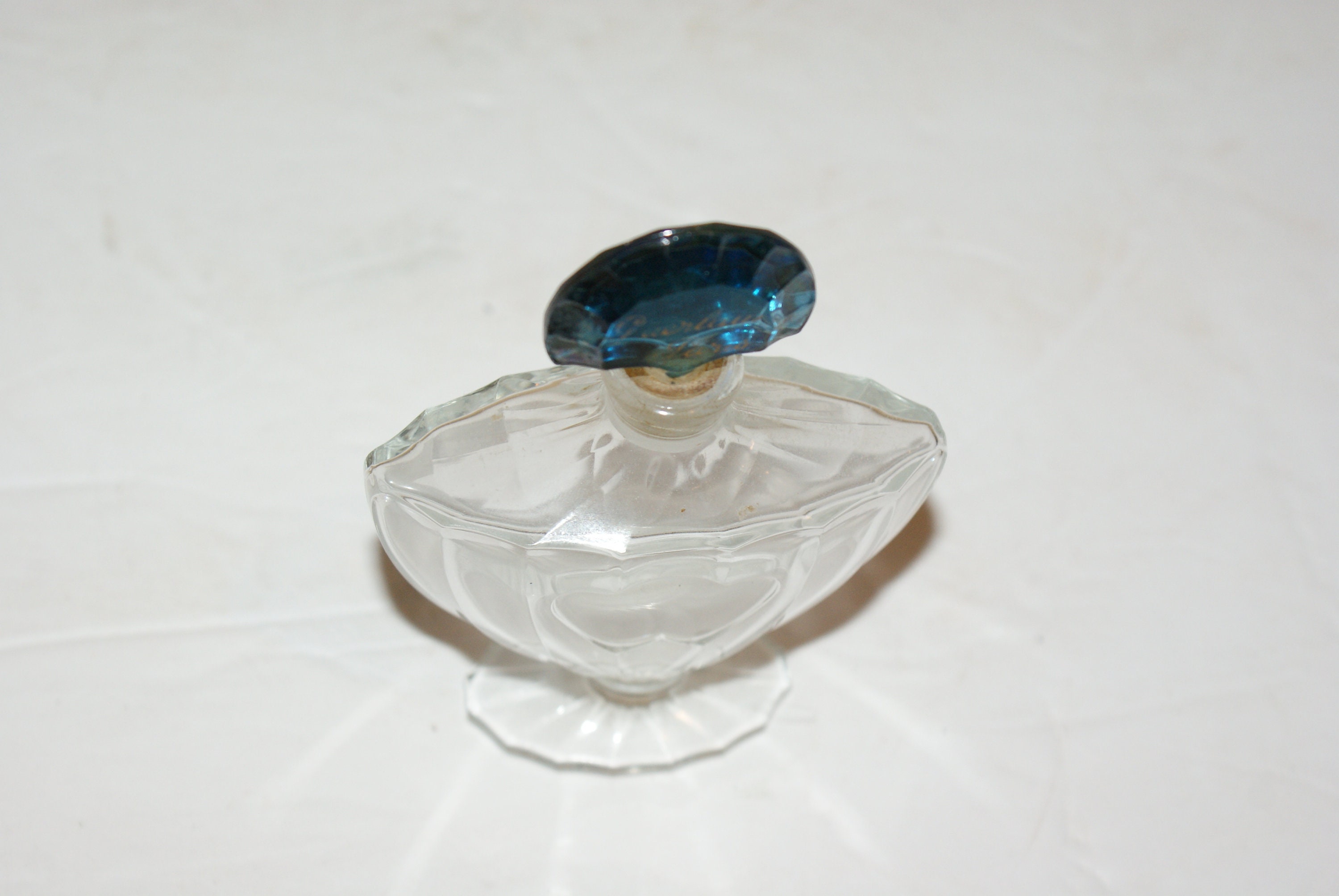 Vintage Shalimar Perfume Bottle - House of Guerlain Paris - Baccarat ...