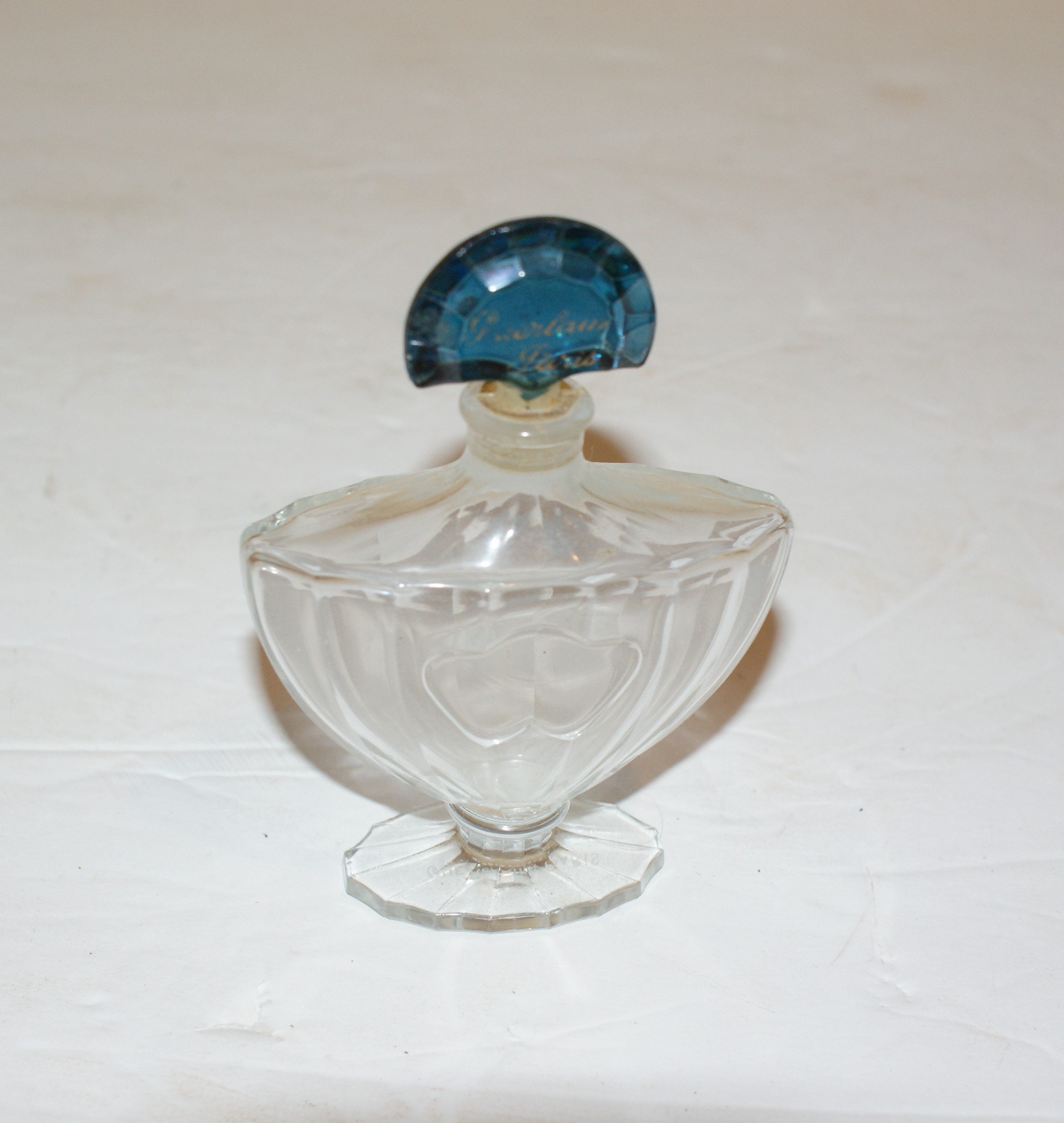 Vintage Shalimar Perfume Bottle - House of Guerlain Paris - Baccarat ...