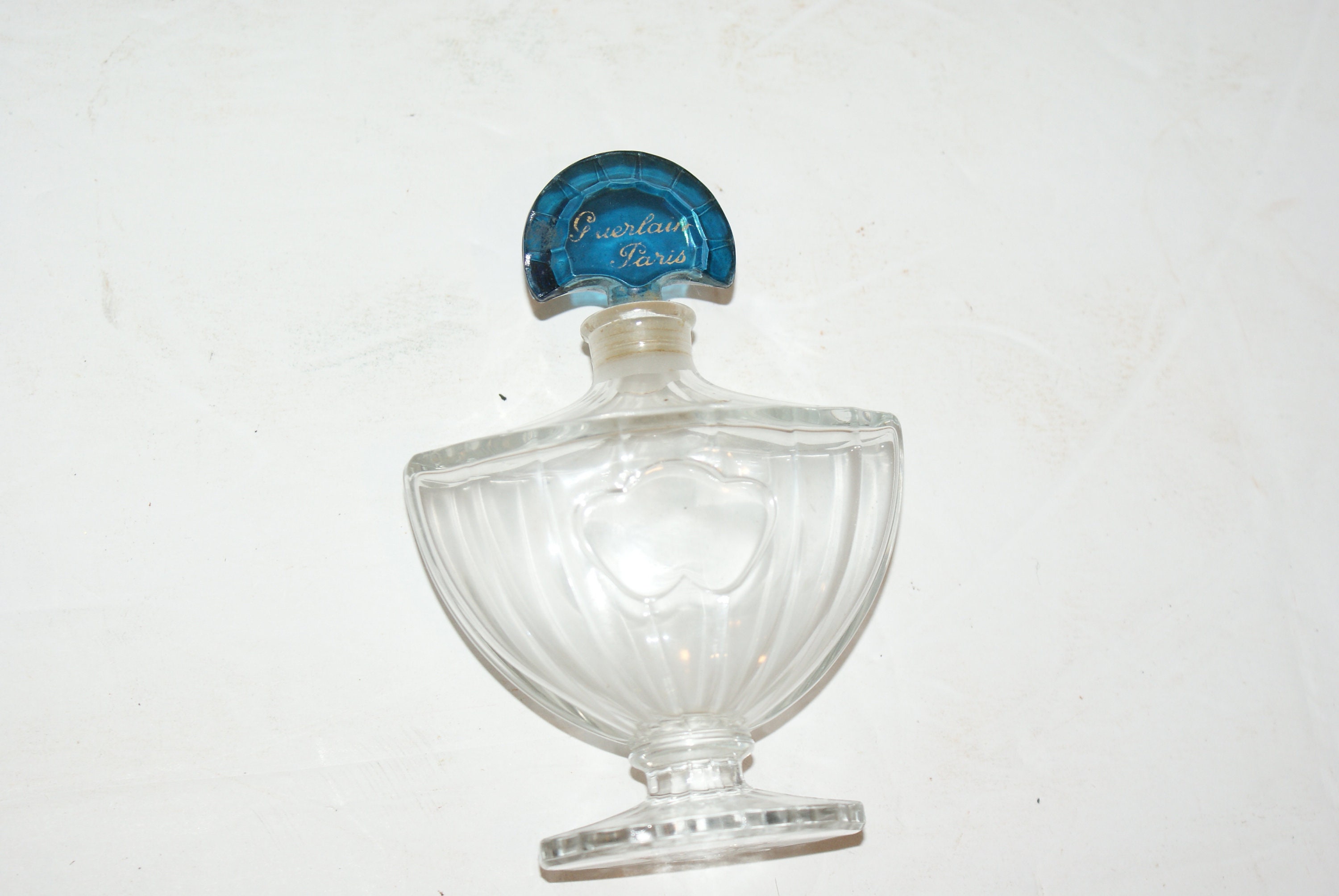 Vintage Shalimar Perfume Bottle - House of Guerlain Paris - Baccarat ...