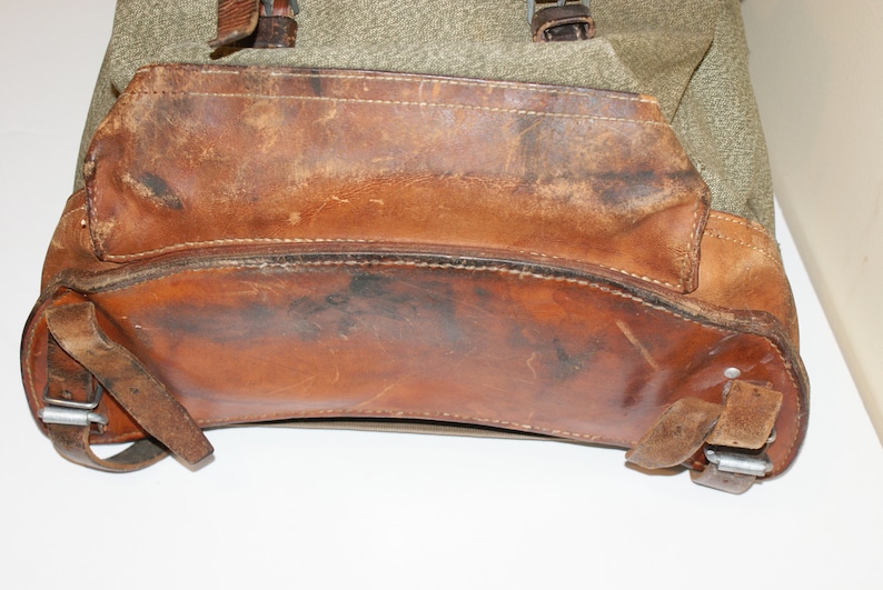 Swiss Army Surplus Backpack Vintage Salt and Pepper Excellent Condition ...