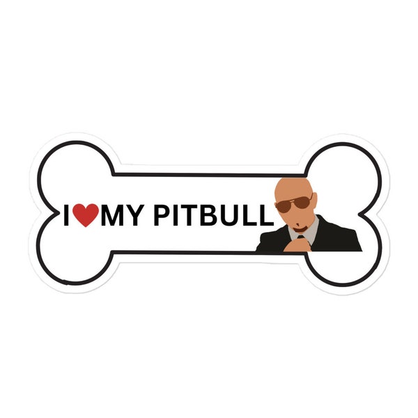 Pitbull Bumper Stickers - Etsy