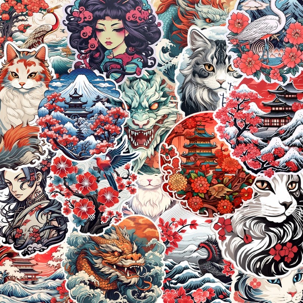 Japanese Sticker Pack - Etsy