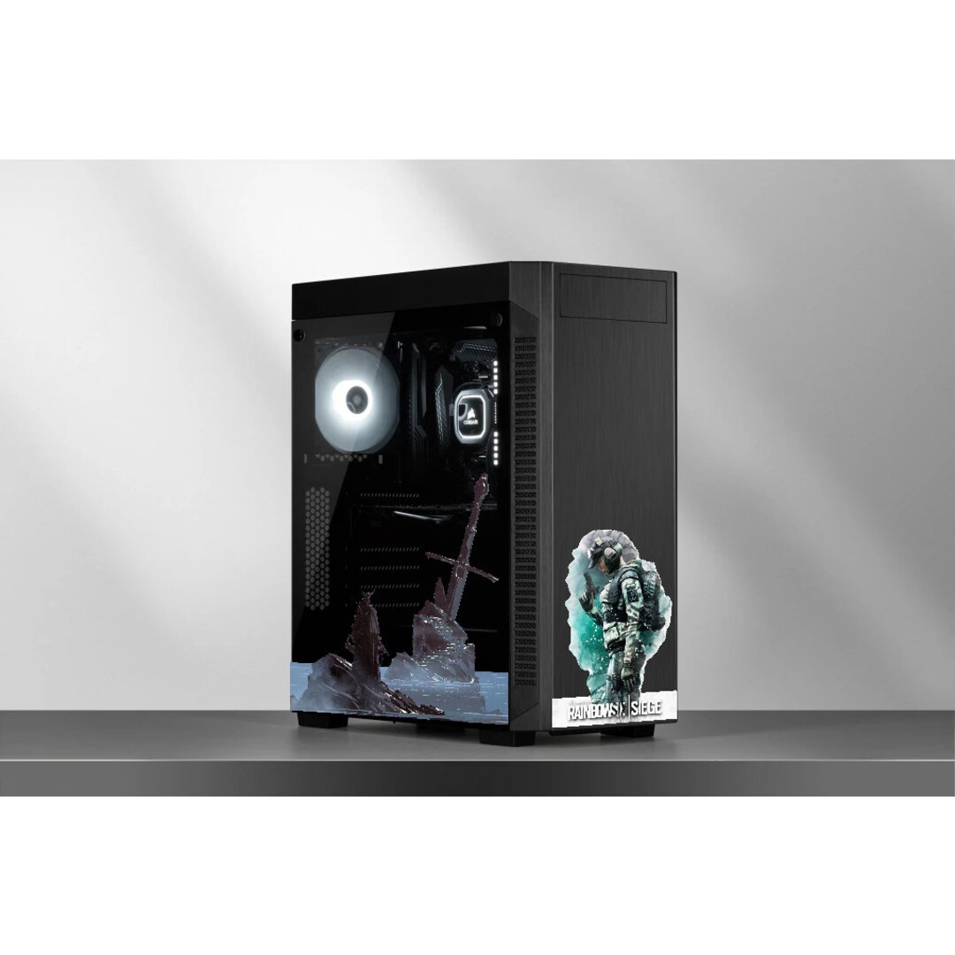 ATX Gaming PC Case Stickers Mid Tower Computer Decorative Game - Etsy UK