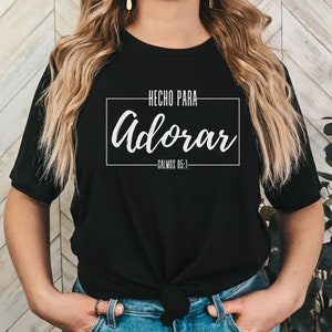 Made to Worship Spanish Tee, Faith Shirt, Christian Shirt, Christian ...