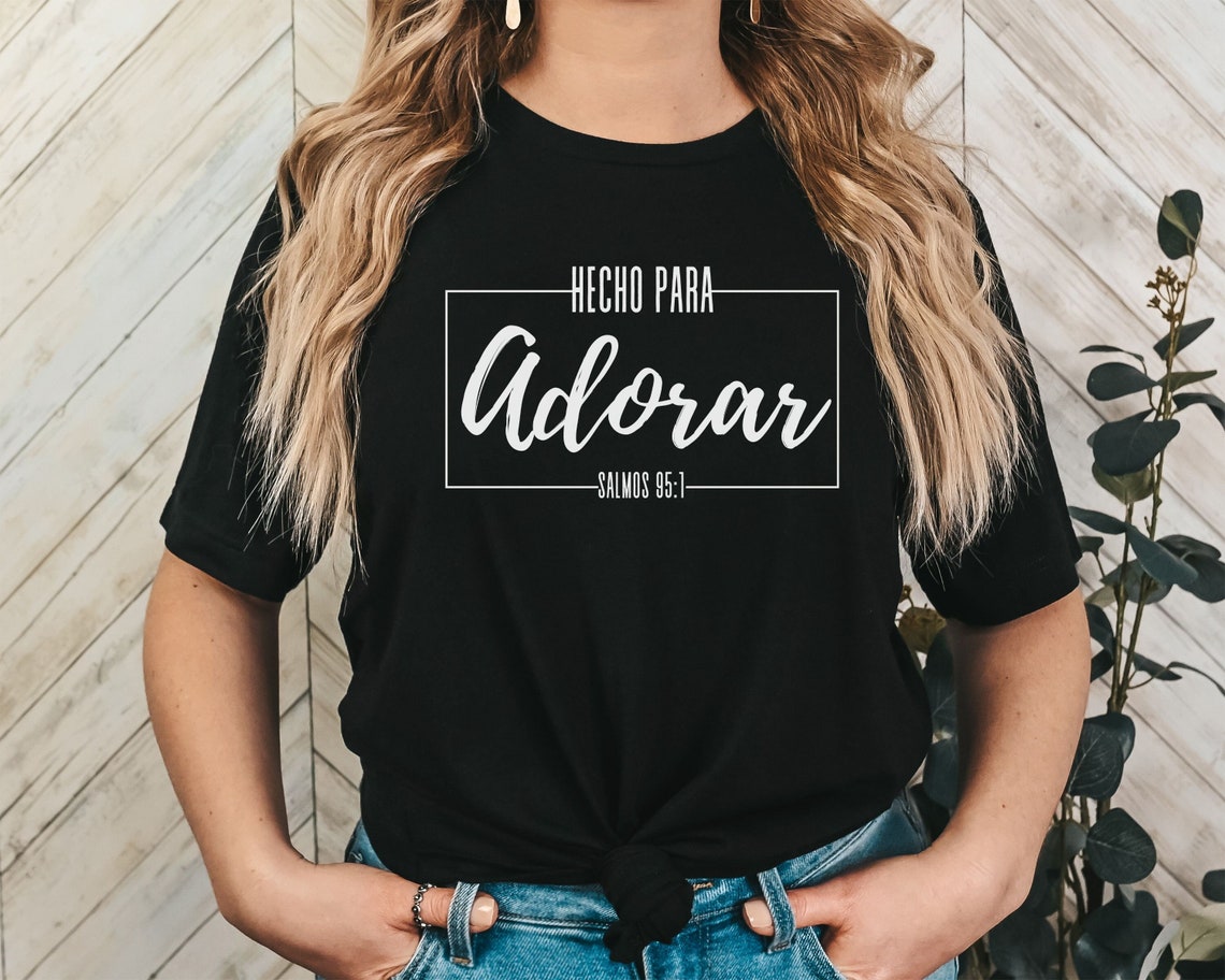 Made to Worship Spanish Tee, Faith Shirt, Christian Shirt, Christian ...
