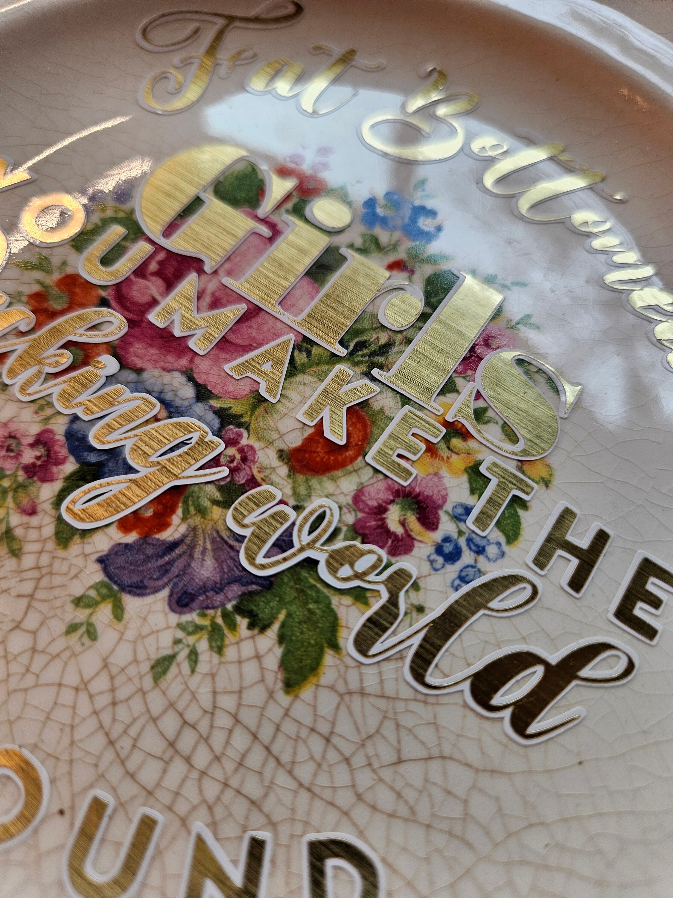 Fat Bottomed Girls You Make the Rocking World Go Round Collector Plate ...