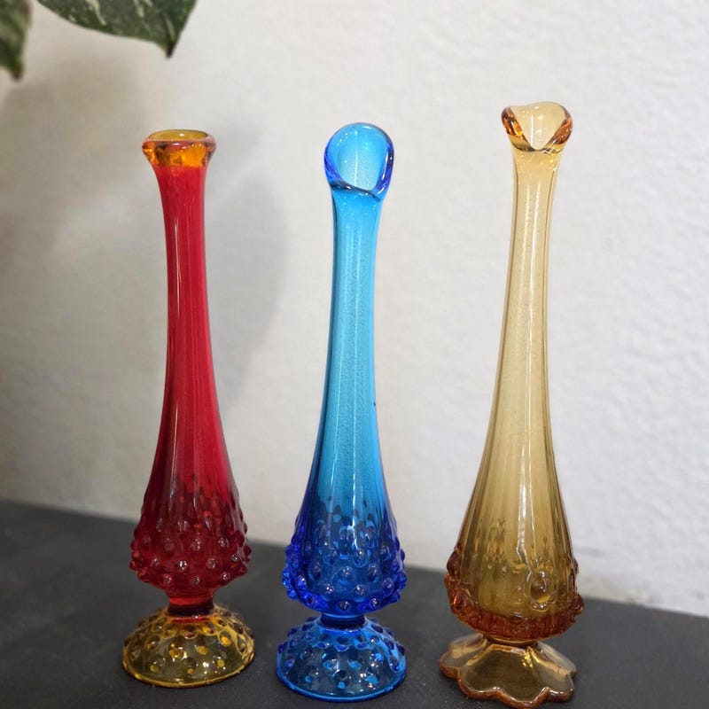 Mcm Vintage Flower Vase - Etsy