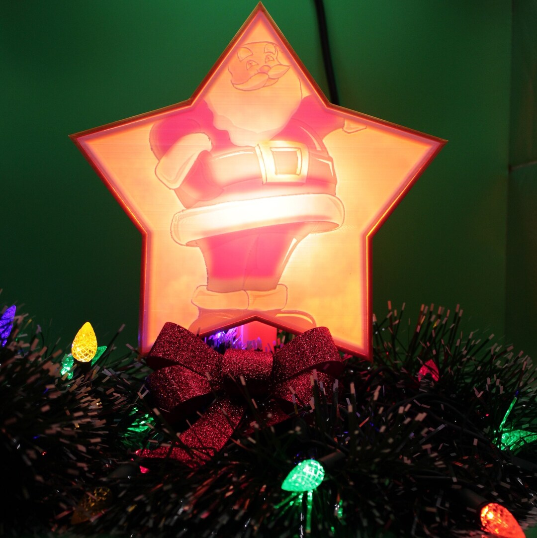 Custom Christmas Tree Topper/table Top Decor - Etsy