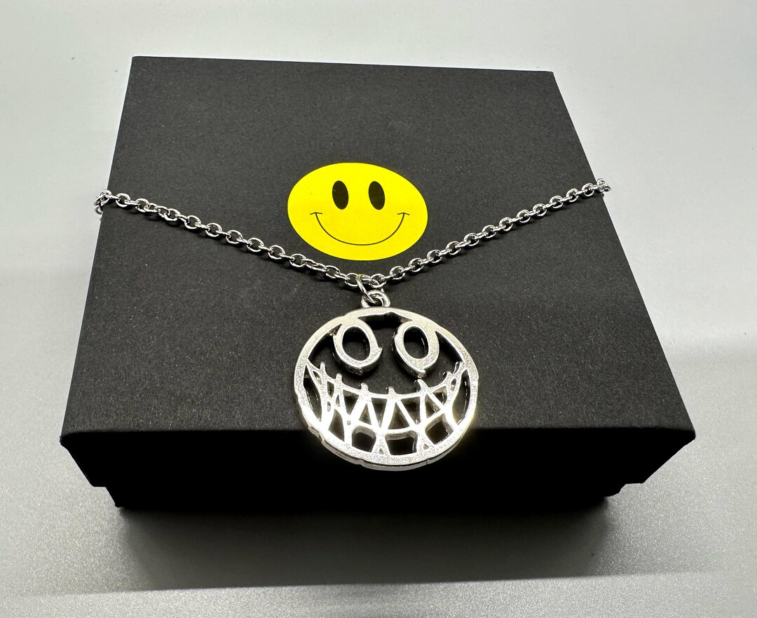 Weird Core Smile Necklace - Etsy
