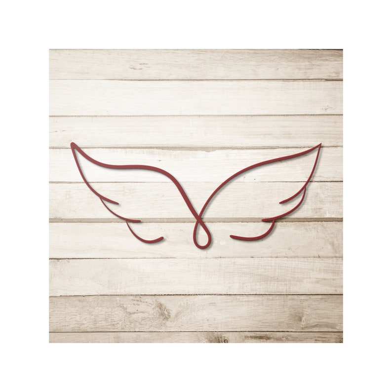 Angel Wings | Metal Sign - Etsy