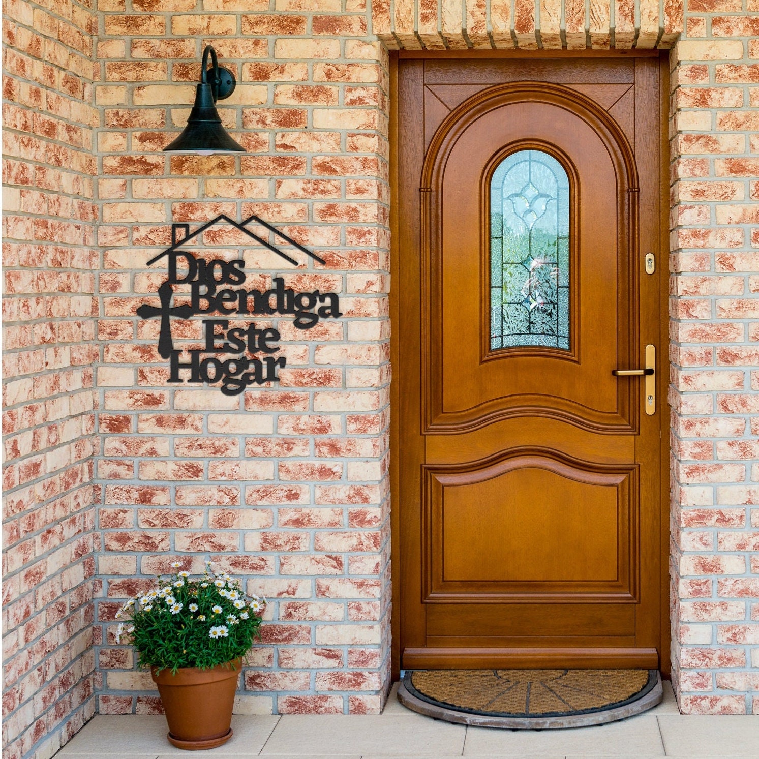 Dios Bendiga Este Hogar | Metal Sign - Etsy