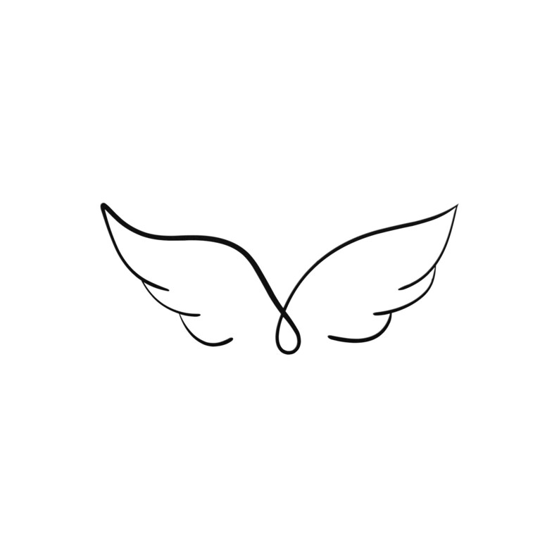 Angel Wings | Metal Sign - Etsy