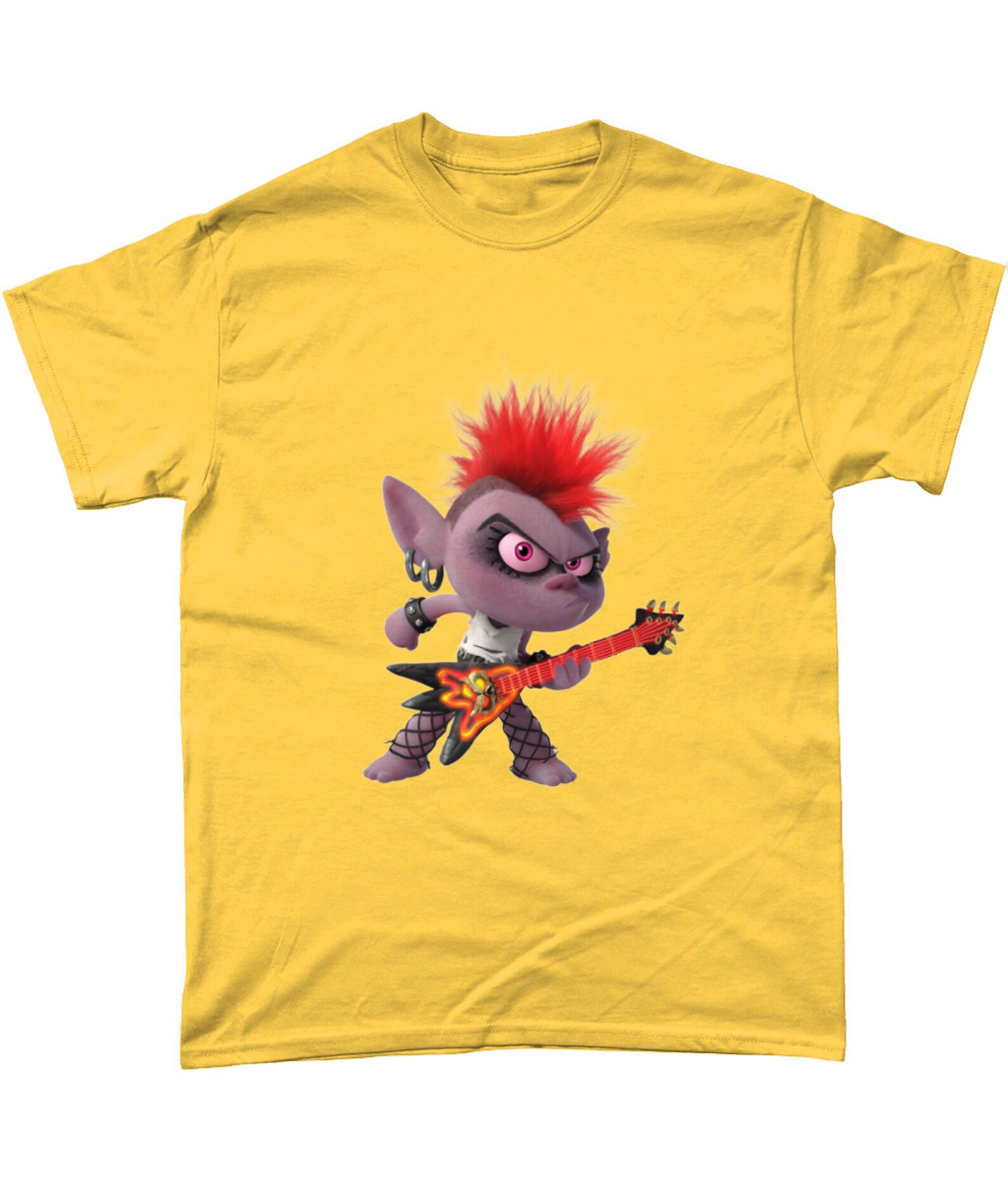 Gildan Heavy Cotton T-shirt Trolls World Tour Rock on Barb - Etsy