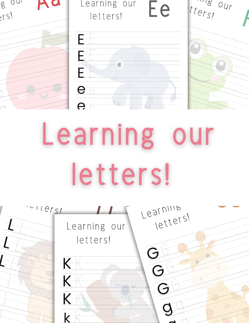 Learn Our Letters A to Z, Letter Tracing, Kids Learning Tools, Alphabet ...