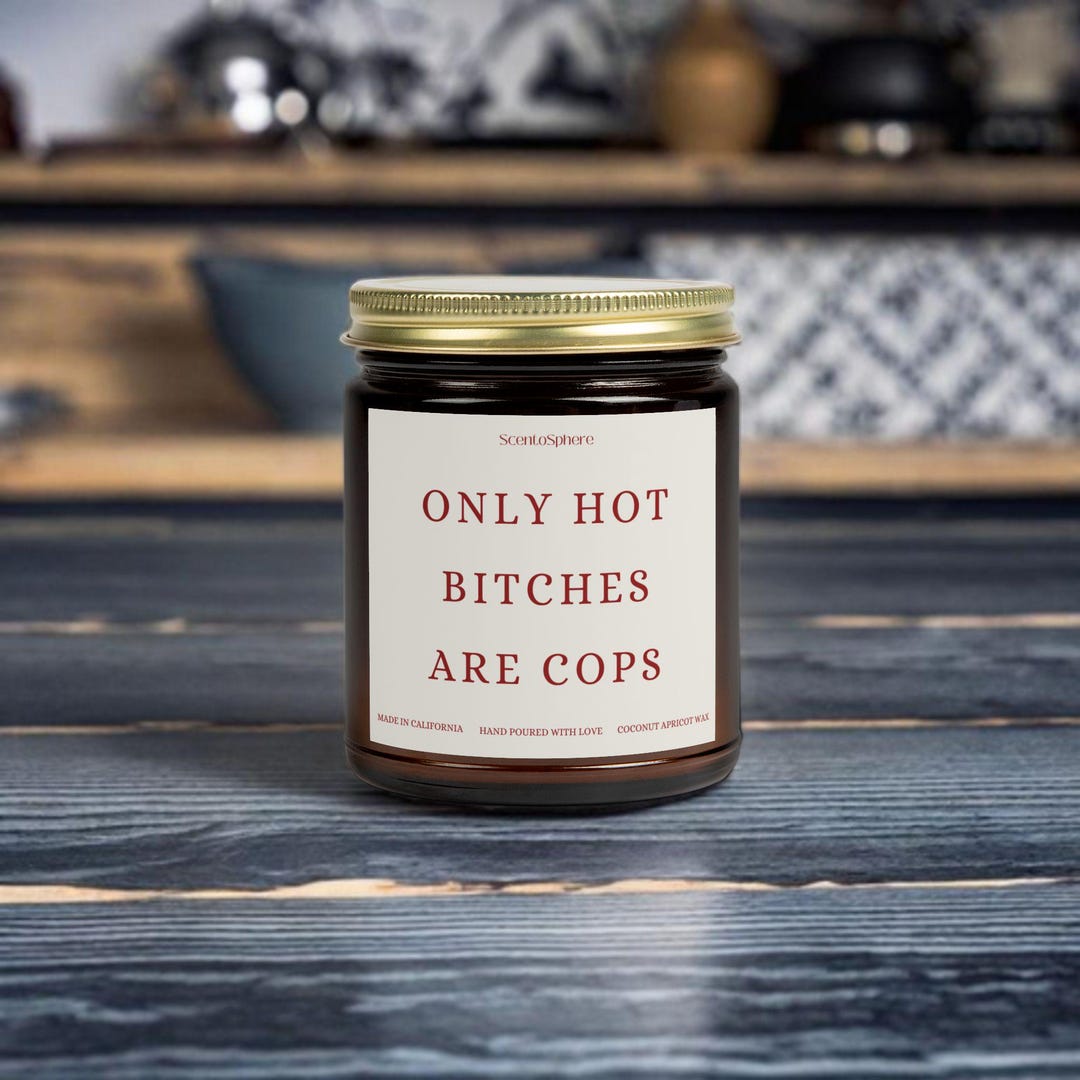 Police Officer Gifts, Thin Blue Line, Law Enforcement, Cop Candle ...
