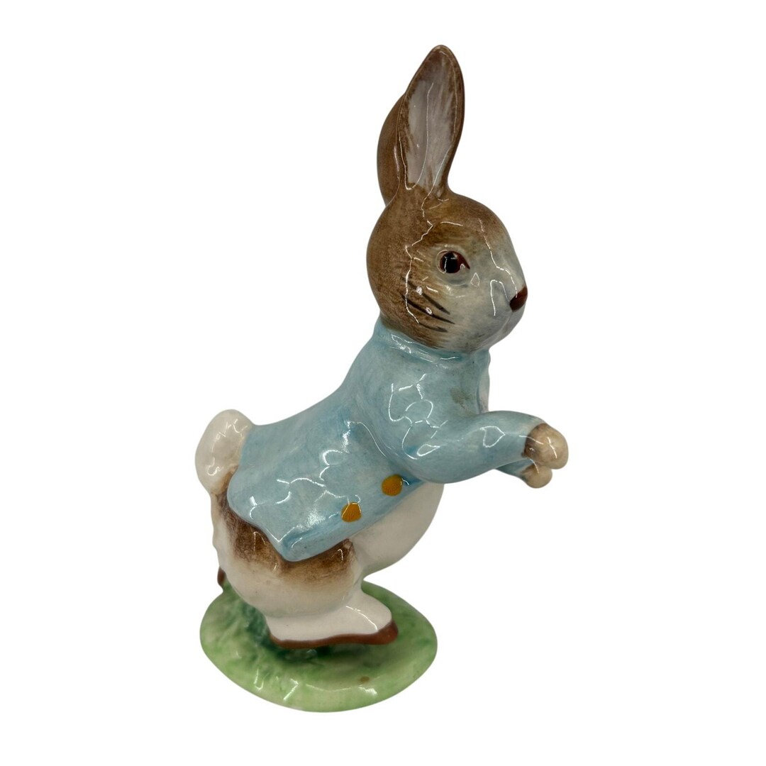 Beatrix Potter Peter Rabbit Porcelain Figurine F Warne 1948 Beswick ...