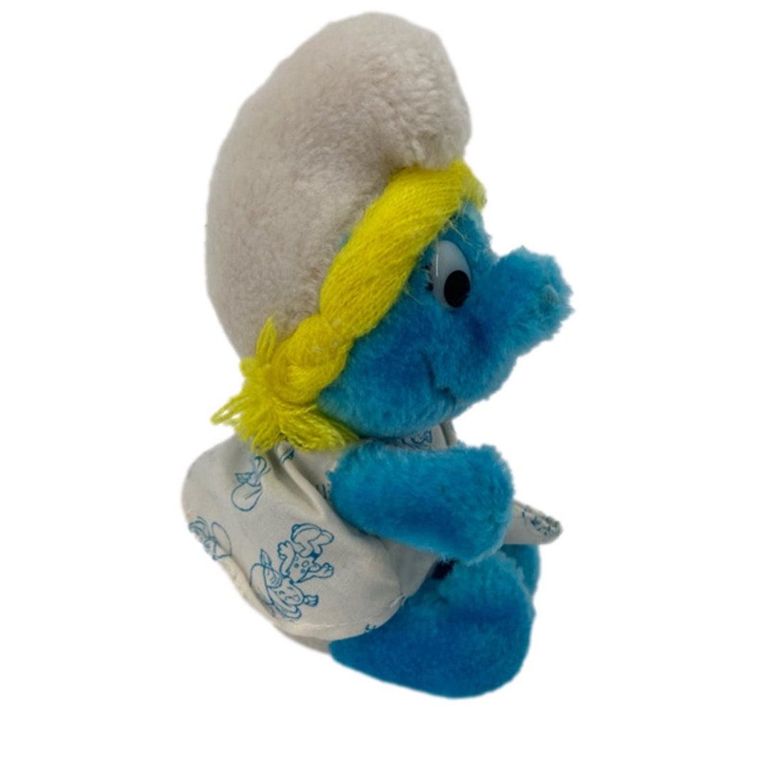 Vintage 1983 Smurfs Smurfette Plush Wallace Berrie Stuffed Toy - Etsy