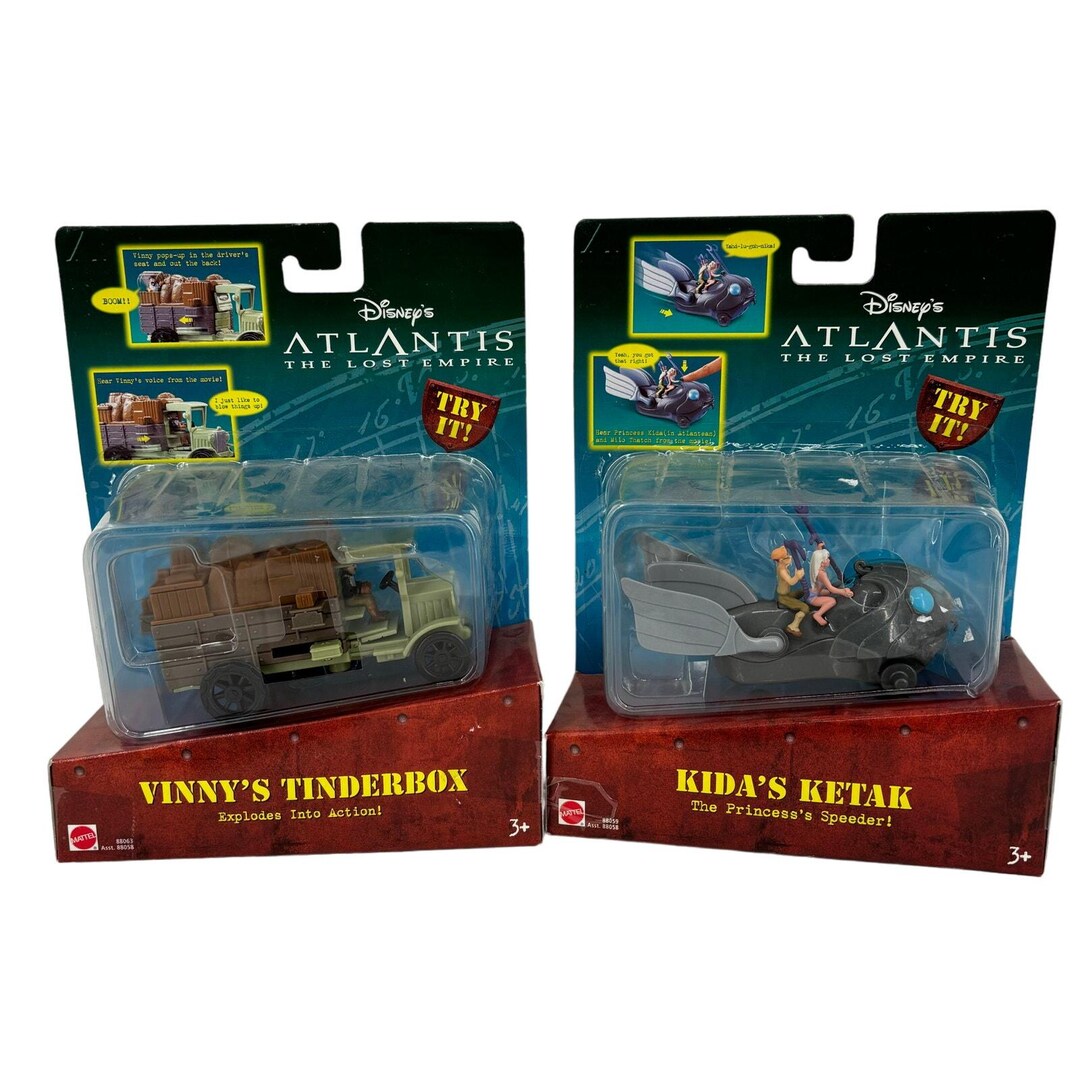 Disney Atlantis Lost Empire Vinny's Tinderbox and Kida's Ketak Lot ...