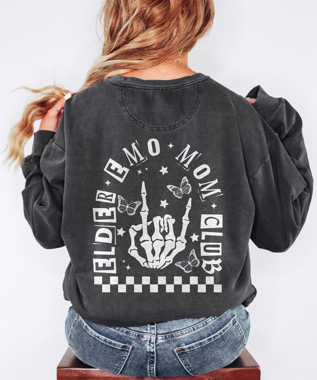 Elder Emo Mom Shirt, Alternative Mom, Gift for Emo Mom, Elder Emo Shirt ...