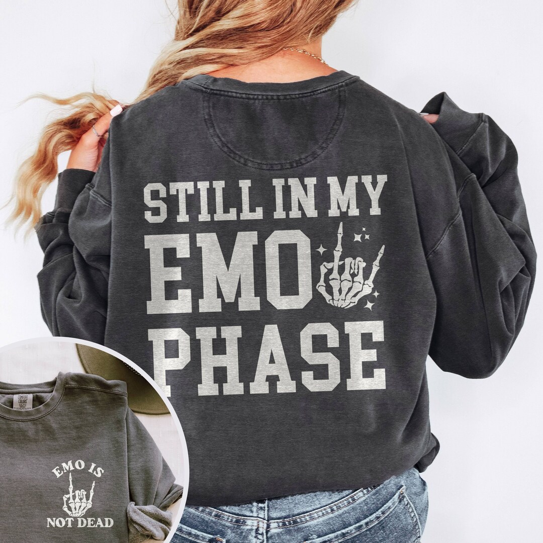 Still in My Emo Phase Comfort Colors Sweatshirt, Gift for Metalhead ...