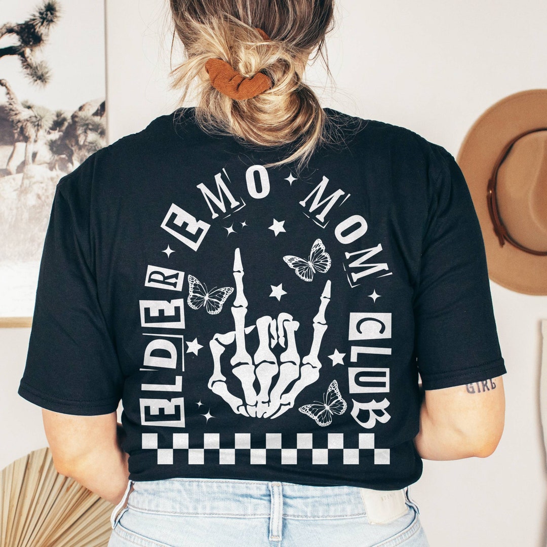 Elder Emo Mom Shirt, Alternative Mom, Gift for Emo Mom, Elder Emo Shirt ...
