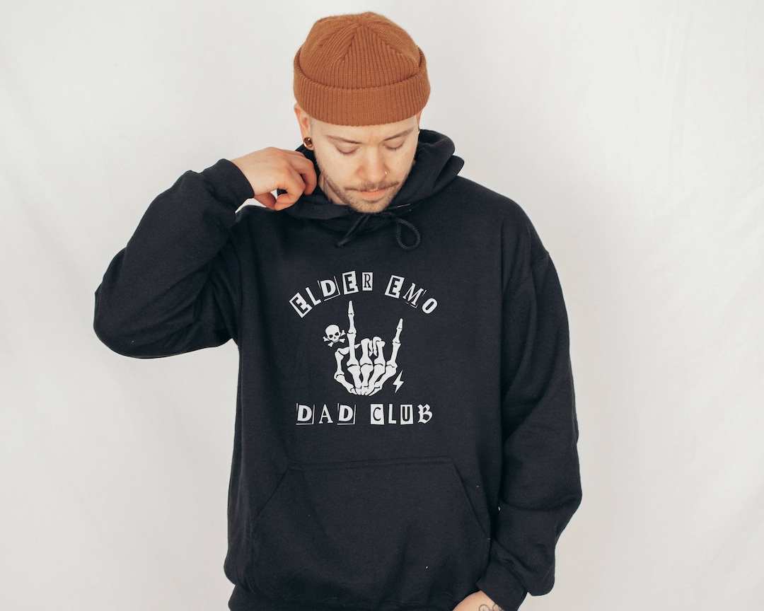 Elder Emo Dad Club Hoodie, Elder Emo Dad Club Shirt, Alternative Dad ...