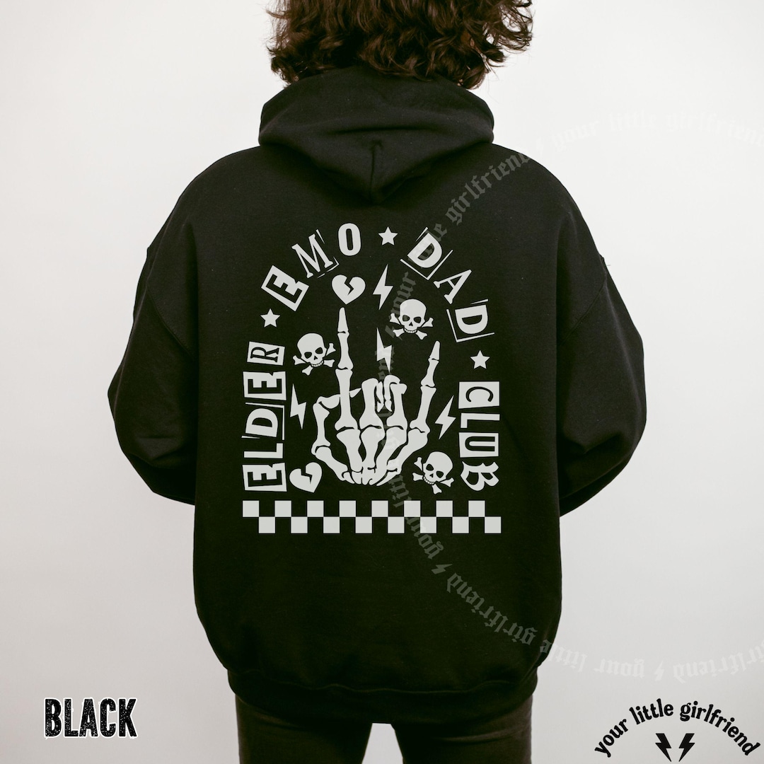 Elder Emo Dad Club Hoodie, Emo Dad Clothing, When We Were Young, Elder ...