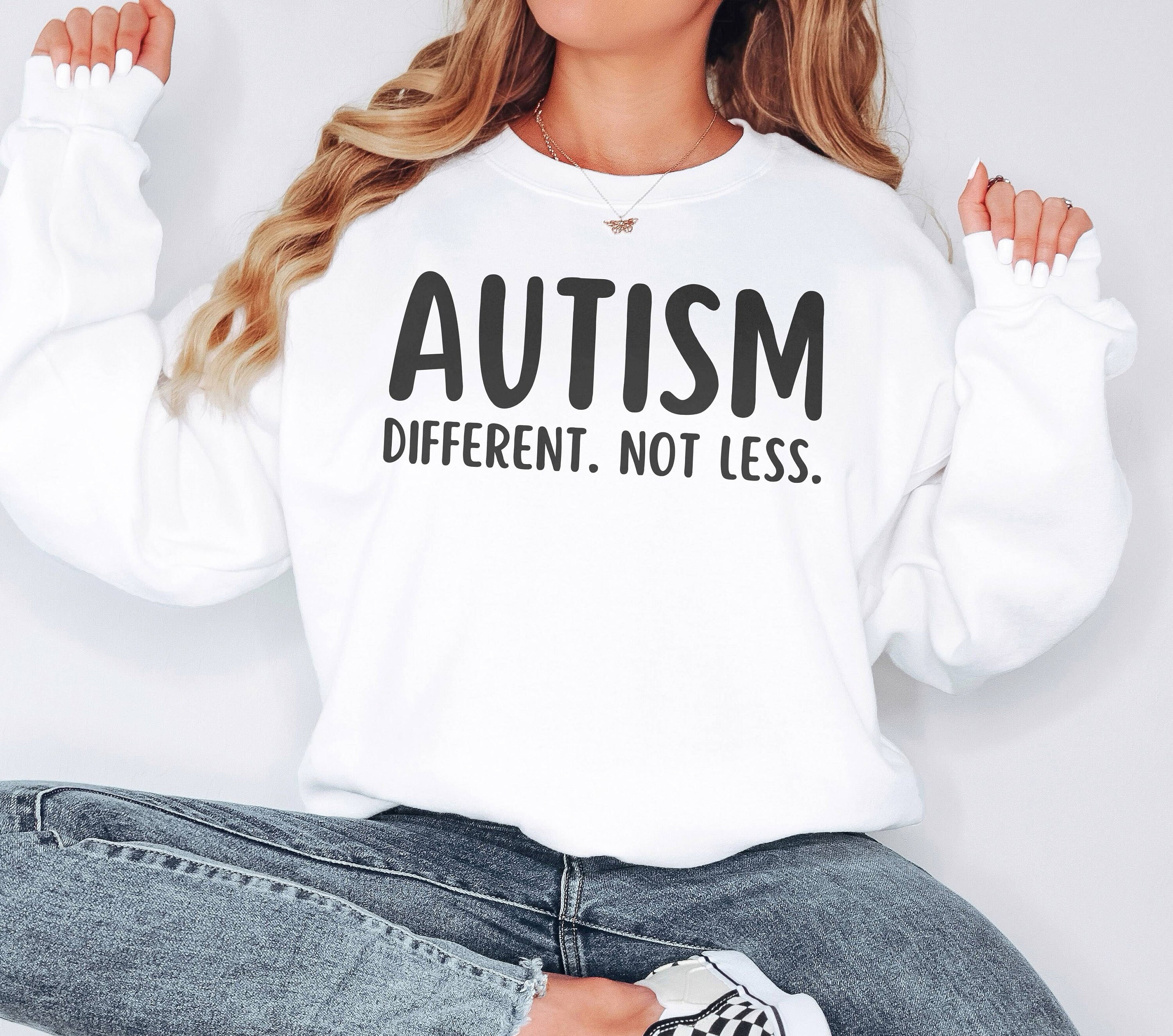 Autism Sweatshirt Actually Autistic Sweatshirt Tism Rizz - Etsy