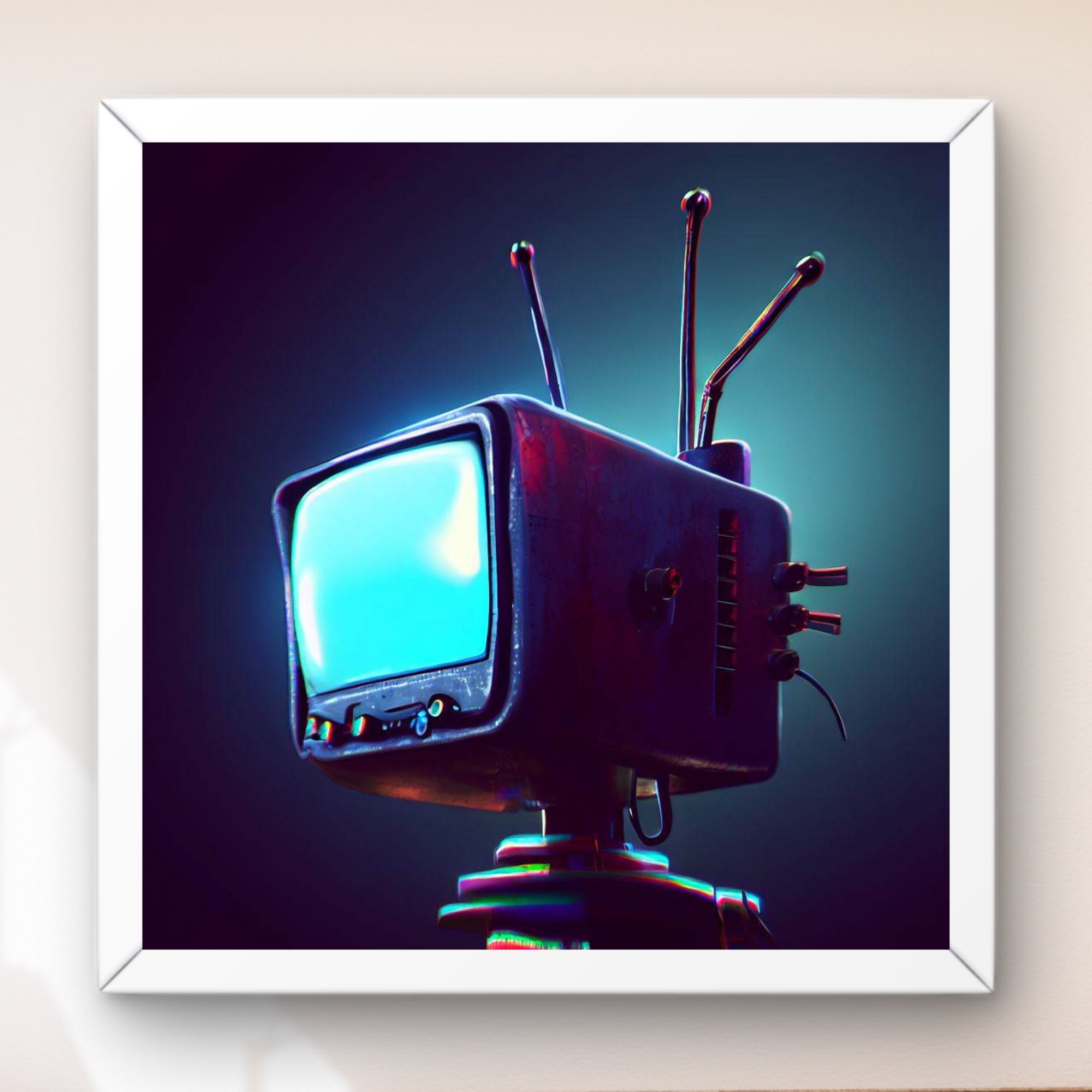 Television Head Art